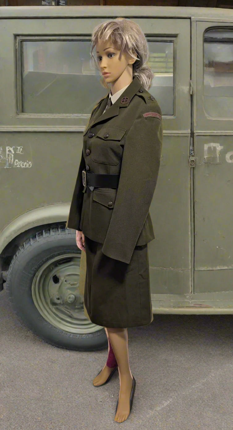 WW2 F.A.N.Y Uniform Jacket, Skirt & Leather Belt WTS fany Size UK Ladi ...