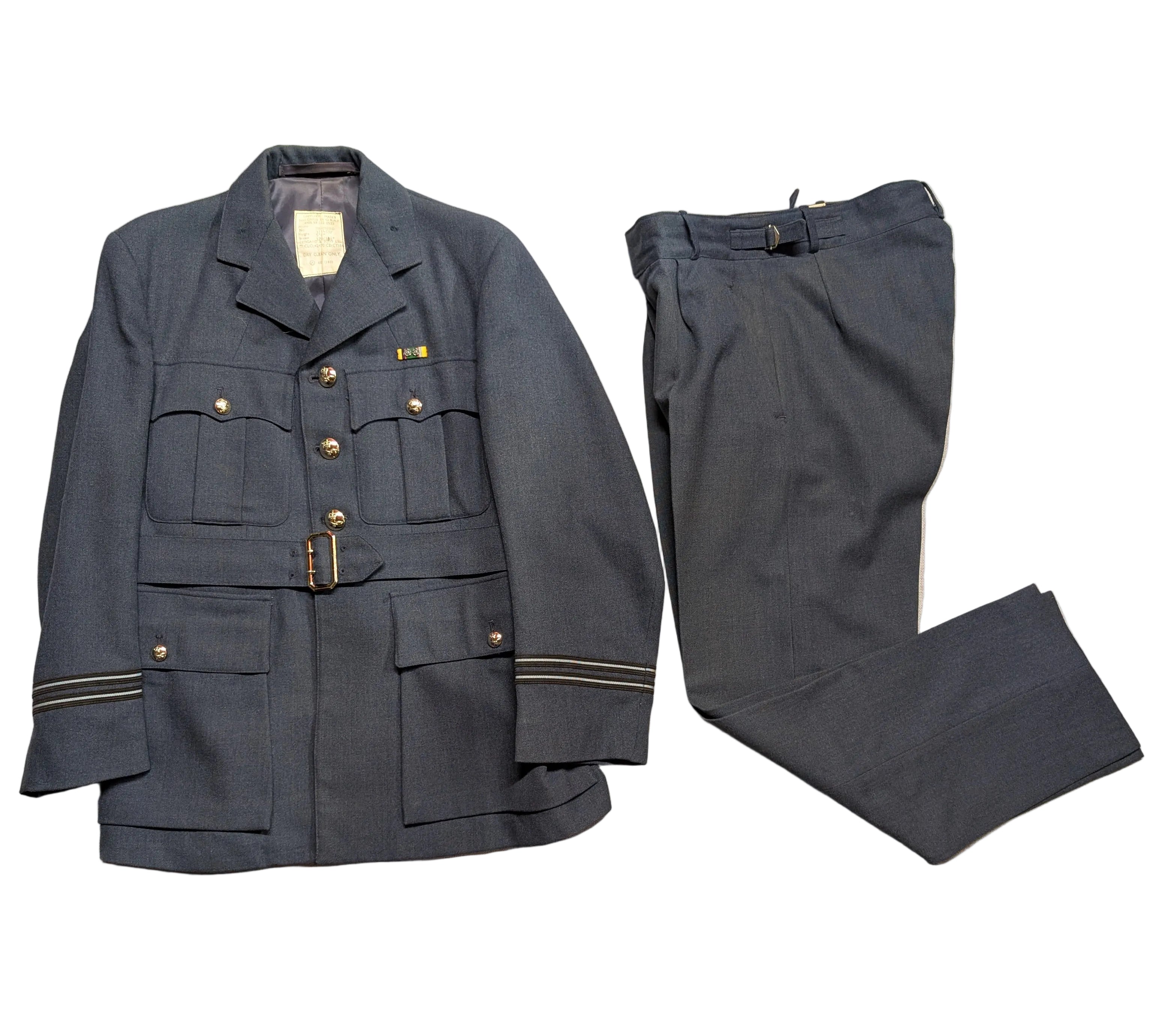37"Short 1970s Pattern RAF Officers No1 Service Dress Uniform Jacket ...